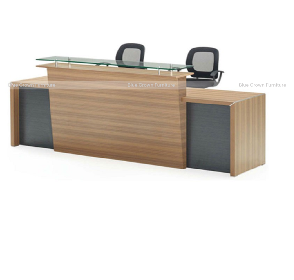 Custom Made Reception Desk In Veneer Finish - Garnet Furniture